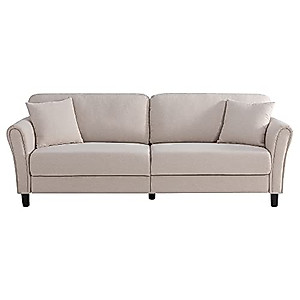 Vongrasig Loveseat Sofa 87" for Living Room, Beige