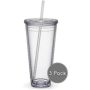 Maars® Insulated Travel Tumblers 32 oz. | Double Wall Acrylic | 3 Pack