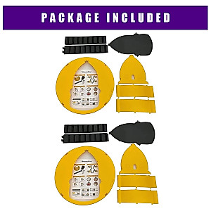 Auzeuner Mouse Trap Bucket Flip Lid (3 Pack) for 5 Gallon Bucket, Humane Mouse Trap Mice Trap Rat Trap, Indoor/Outdoor/Patio/Chicken Coop