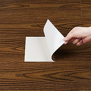 Livelynine Wood Vinyl Flooring 6-Planks 6x36 Brown Laminate Flooring Sheet Peel and Stick Waterproof Floor Tile Bathroom Tile Stickers Renter Friendly Floor Tiles Sticky Bathroom Tiles Kitchen Floor