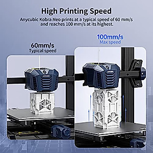 Anycubic Kobra Neo, Pre-Installed FDM 3D Printer with Direct Drive Extruder High Precision Printing Removable Magnetic Platform with 25-Point LeviQ Leveling, Printing Size 220×220×250mm