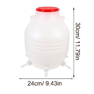 Lamb Milk Bottle Calf Goat Milk Feeder Sheep Feeding Bucket Large Capacity Animal Feeding Pot with