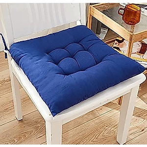 Outdoor Garden Chair Cushions Set of 2,Patio Chair Cushions for Outdoor Furniture,Outside Lawn Seat Cushions Indoor Round/Square Chair Seat Pads Pillows Replacement for Kitchen Dining(A3/Square)