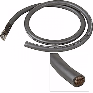 NVX True Spec 1/0 Gauge 100% OFC Wire Big 3 Amp Wiring Update Kit for Car Audio Systems up to 350 Amps [XBG3PK]