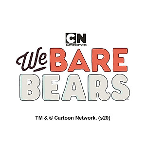 Logovision We Bare Bears Heart Grizz Stainless Steel Tumbler 20 oz Coffee Travel Mug/Cup, Vacuum Insulated & Double Wall with Leakproof Sliding Lid | Great for Hot Drinks and Cold Beverages