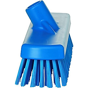 Vikan, Blue Brush,Wall/Floor Scrub,Stiff,12",PP/PBT, 7060