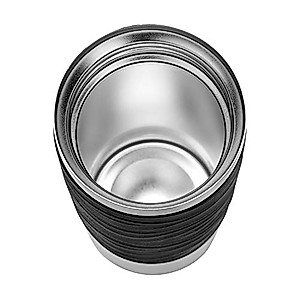 Emsa  Waves Travel Mug Thermos Mug 18/10 Stainless Steel/Black