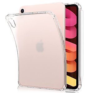Case Compatible with iPad Mini 6 (8.3 inch, 2021), Slim and Light, Matte Non-Slip,Yellowing Resistant, Hard Back, Soft Frame, Fully Supports Pencil 2, Case for Mini 6