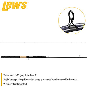 Lew's Speed Stick 10'6"-2 Medium Flat Line Trolling Walleye Rod