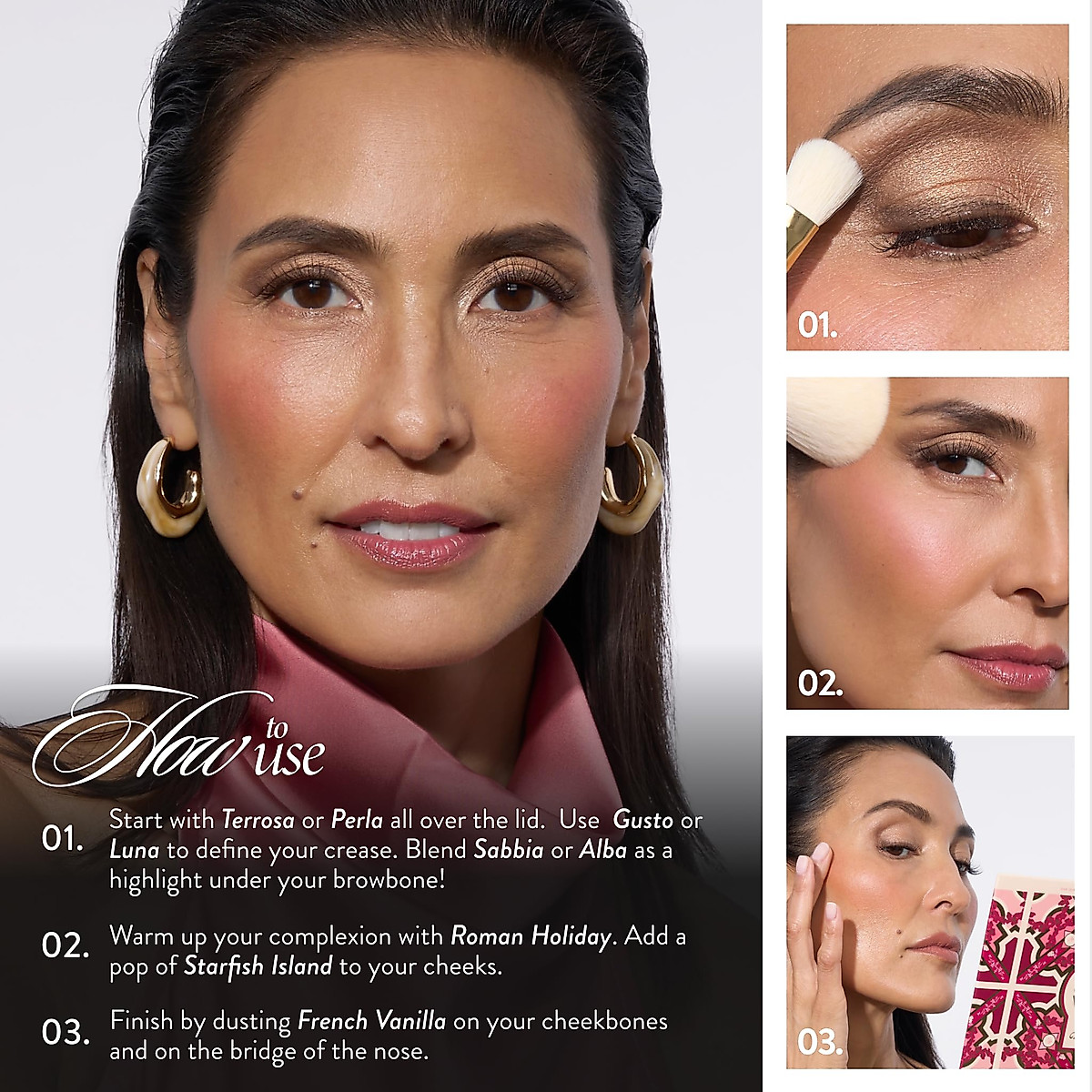 LAURA GELLER NEW YORK The Best of the Best Baked Palette - Tuscan Dreams - Full Size - Includes Bronzer, Blush, Highlighter and 6 Eyeshadows - Travel-Friendly