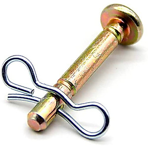 Go-Cheers 4Pack 738-04124A Shear Pins & 714-04040 Bowtie Cotter Pins for MTD Troy-bilt Craftsman 738-04124A 738-04124 938-04124 714-04040 7188389 80-749 780-242 Snow Throwers