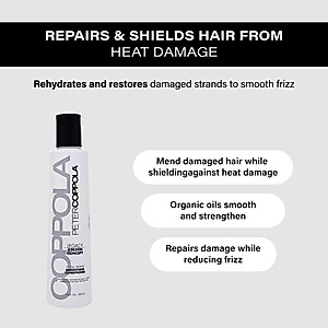 PETER COPPOLA Total Repair Conditioner - Keratin Protein - Repairs Damaged Hair - Color Safe - Keratin Aftercare Conditioner For Daily Use - Healthy Strong Hair (12 Fl Oz)