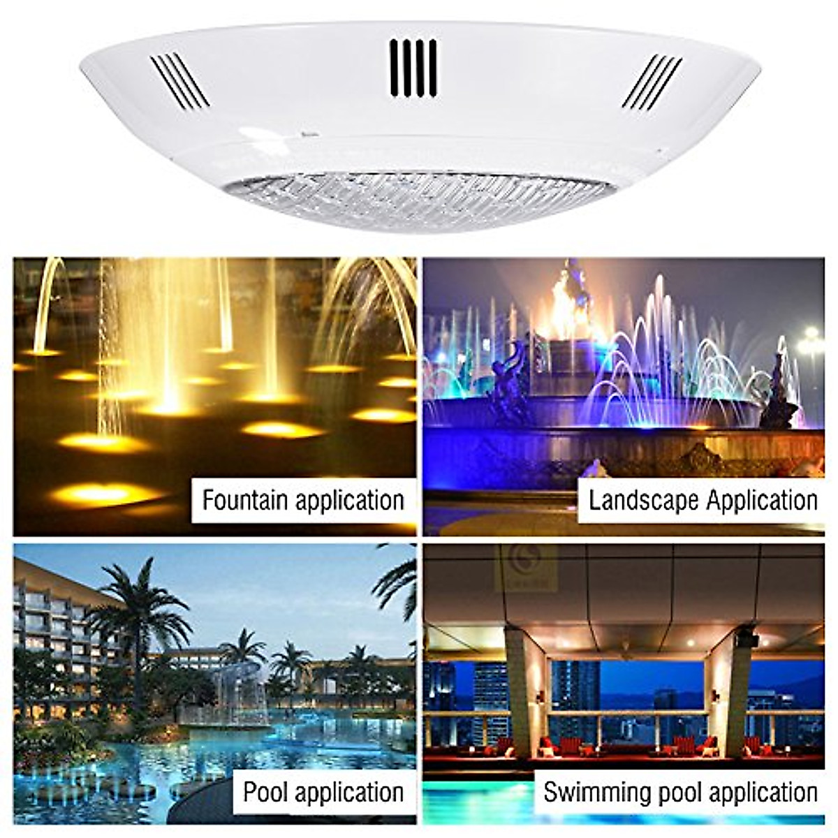 Swimming Pool Light with Remote | 12V 360LED RGB Multi-Color Underwater Light | Waterproof IP68 | Suitable for Aquarium, Garden, Wedding, Party