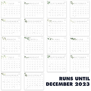 Beautiful Magnetic 2023 Fridge Calendar - Beautiful Monthly Greenery Calendar for Easy Planning - The Perfect Refrigerator Calendar To Stay on Track With Your Appointments