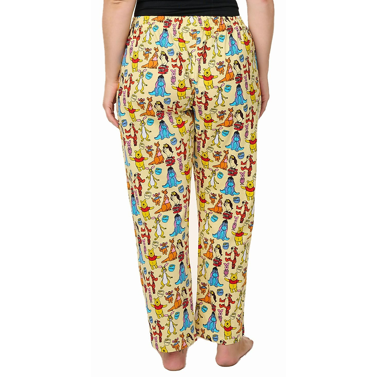 Disney Womens Lounge Pants Pajama Bottoms AOP Plus Size (Pooh & Friends, 5X)