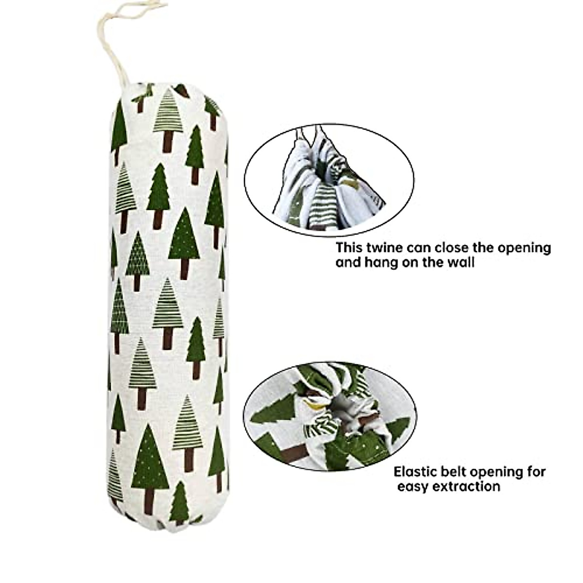 BEST BODDY plastic bag bracket Wall mounted sundry bag organizer Large capacity shopping bag storage Pet waste transport bag receiver Can be cleaned (green), 22*8.3in