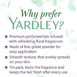 Yardley London Perfumed Talc Jasmine 100g