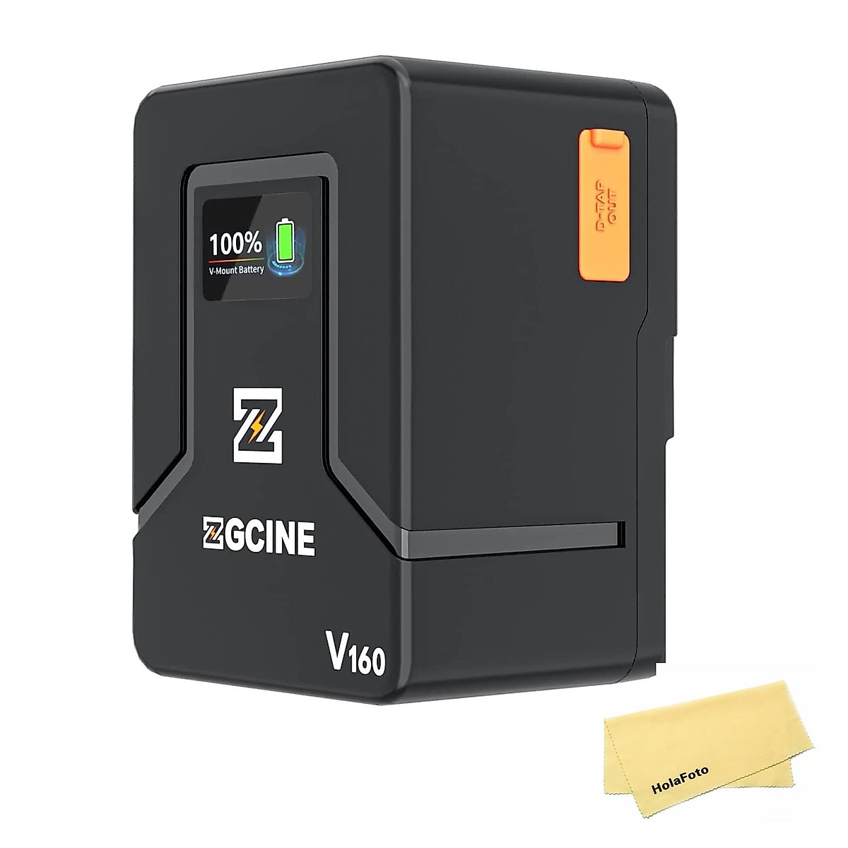 ZGCINE ZG-V160 V Mount Battery 14.8V 9600mAh 142Wh w/D-Tap/ USBC1/ USBC2 Outputs Power Bank for Video Cameras/Camera Monitor/LED Video Light/Smartphone and Other Digital Equipment,for Amaran 60D/60X