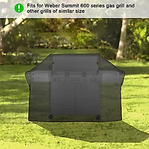 Foedo 75-inch Heavy Duty Gas Grill Cover, Large Waterproof BBQ Cover, Non-Fading and UV Resistant, Durable and Flexible, Fits for Weber Char-Broil Brinkmann Nexgrill and More