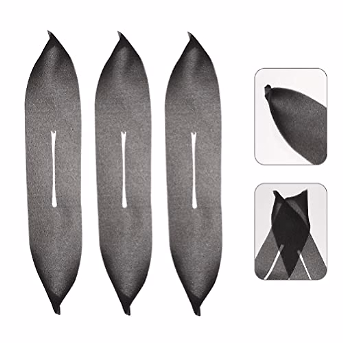 Cabilock 40pcs Clothes Hanger Grips Non Slip Sponge Hanger Cover Hanger Protection Strips Garment Tape Self Adhesive Hanging Clothes Gripper for Clothes Hangers Black