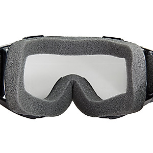 Raider 26-001 Black Frame/Clear Single Lens Impact-Resistant Adult MX Off-Road Goggles