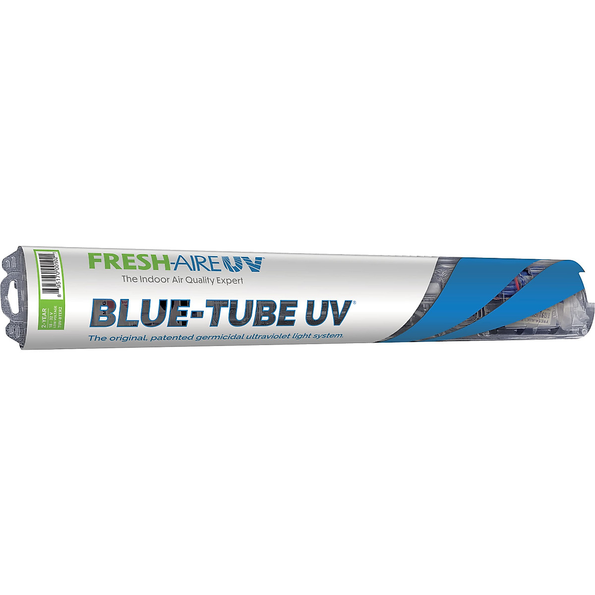 Fresh-Aire Blue Tube 24-Volt UV Light HVAC Air Purification System, Includes 1-Year UVC Lamp #TUV-BTER