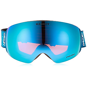 Oakley FLIGHT DECK M Snow Goggles Navy Blaze Strap/Prizm Snow Sapphire Iridium Lenses (OO7064-C2)