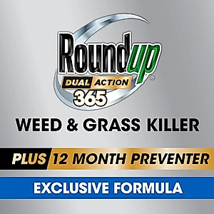 Roundup Dual Action 365 Weed & Grass Killer Plus 12 Month Preventer Concentrate, Kills & Prevents for up to 1 Year, 32 fl.oz.