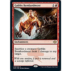 Magic: the Gathering - Goblin Bombardment (279) - Modern Horizons 2