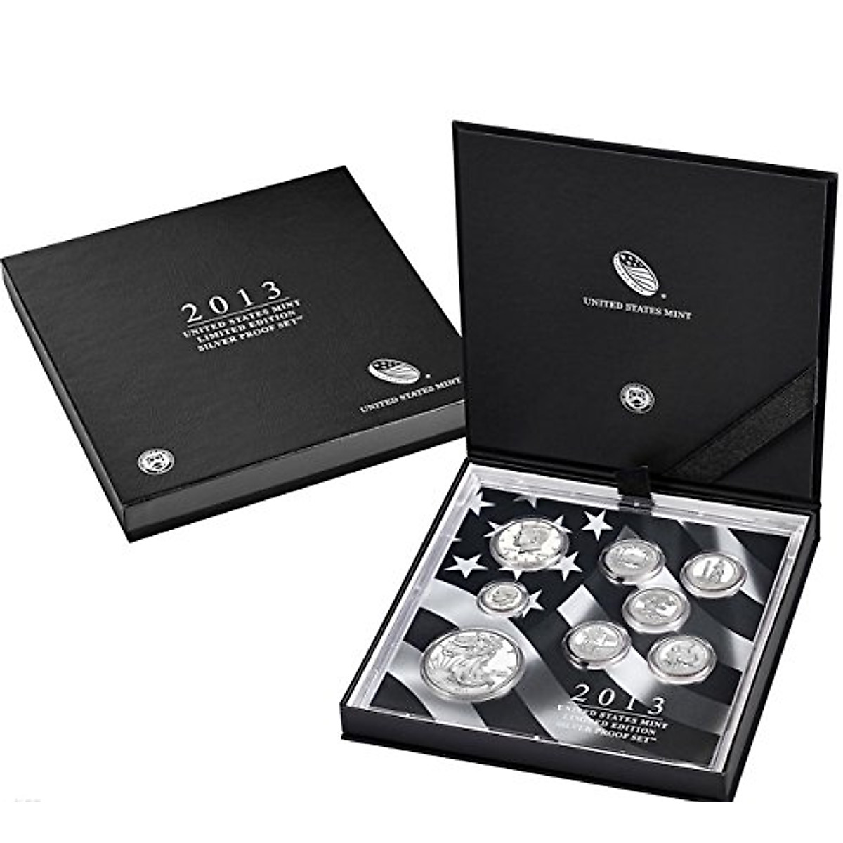 2013 S Silver Proof Set Collection US Mint Good