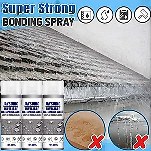 Leak Stopper Sealant Spray, Clear Leak Sealer Spray,Water-proof Repair Sealant Spray,Ideal for Drain & Plastic Pipe Leaks & Cracks,Instant Repair & Long Lasting Protection,Interior & Exterior Use 30ML