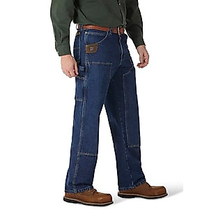 Wrangler Riggs Workwear mens Utility jeans, Antique Indigo, 36W x 30L US