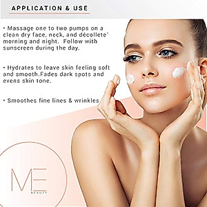 ME Beauty - Skin Brightening Scar Cream With Vitamin C and Kojic Acid, Anti Aging Face Cream, Dark Spot Corrector, Fade Cream(1 Ounce)