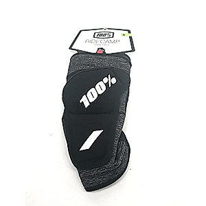 1 Unisex-Adult Ridecamp Knee Guard, Grey Heather/Black, S