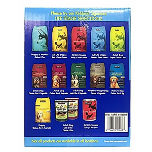 Kirkland Signature Premium Dog Biscuits Chicken Meal & Rice Formula 15 LB,standart