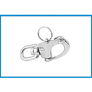 XIOSOIAHOU Hardware Accessories 316 Stainless Steel Swivel Snap Shackle Quick Release Boat Anchor Chain Eye Shackle Swivel Snap Hook for Marine Architectural