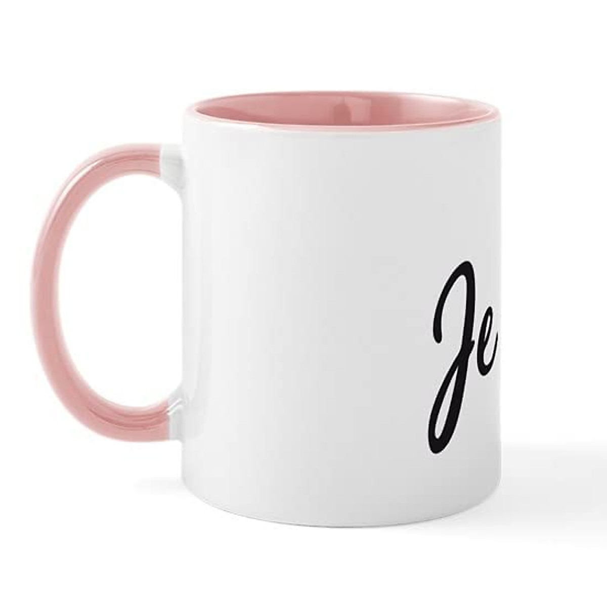 CafePress Je T'aime, French Word Art With Red Hearts Mug Ceramic Coffee Mug, Tea Cup 11 oz