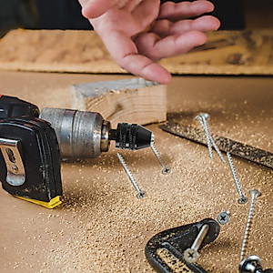 3PCS 1/4 Inch Hex Shank Keyless Drill Chuck, Quick Change Adapter Converter Impact Drills Bits, Electric Tool Accessories (0.3-3.6mm/0.3-6.5mm)