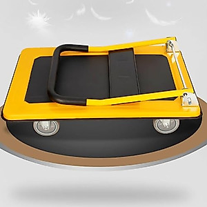 Platform Truck Platform Truck Steel Flat Handtruck Load 440lbs Folding Push Cart with 4 Wheel Moving Dolly Cart Portable Flat Bed Wagon Reliable
