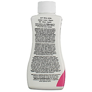 Rit Dye Liquid 8 Ounces Fuchsia 8-88120 (3-Pack)