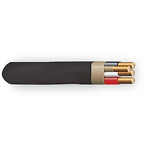 Stock Wire 6/3 NM-B, Non-Metallic, Sheathed Cable, Residential Indoor Wire, Equivalent to Romex (10ft Cut)