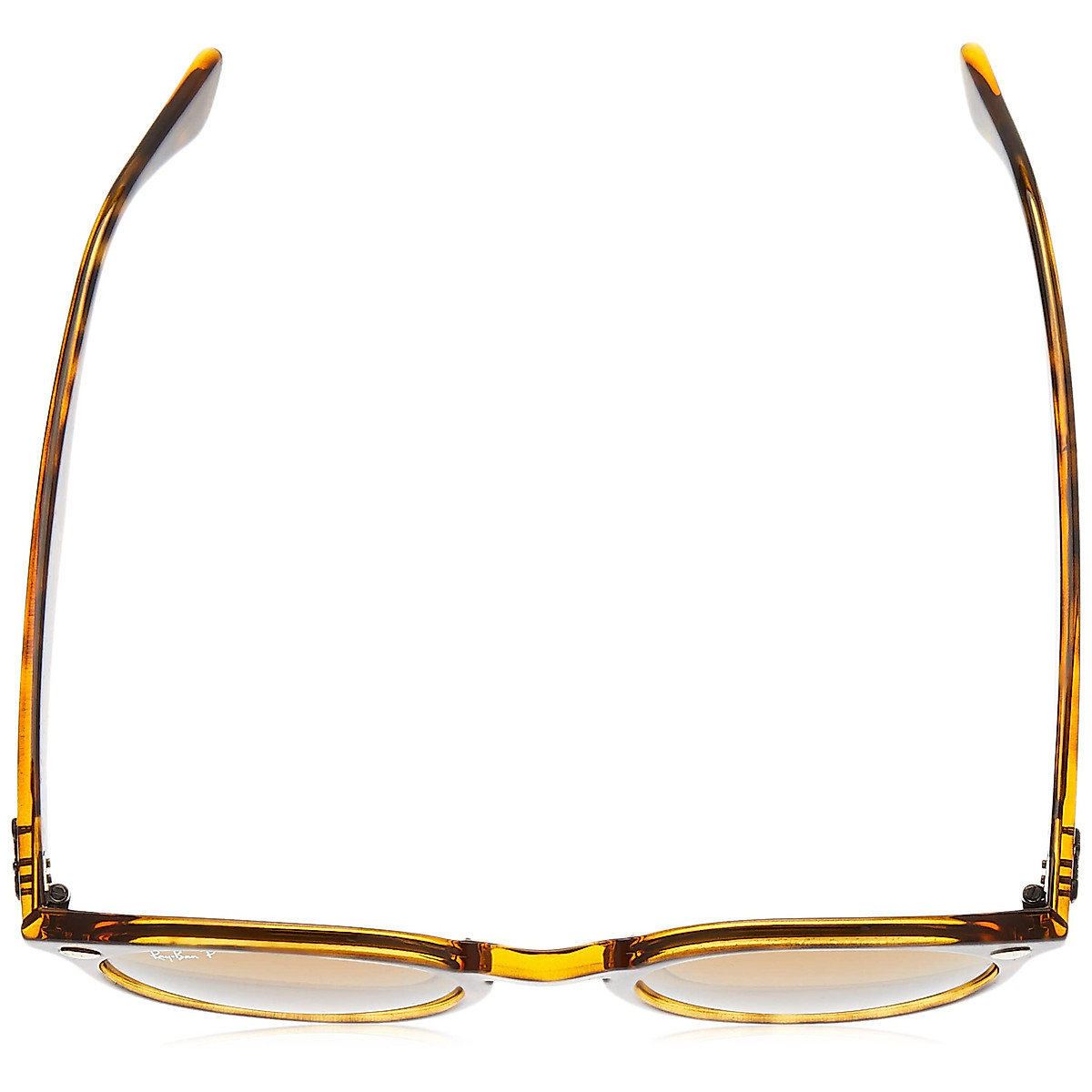 Ray-Ban RB2180 Round Sunglasses, Light Havana/Polarized Brown, 49 mm