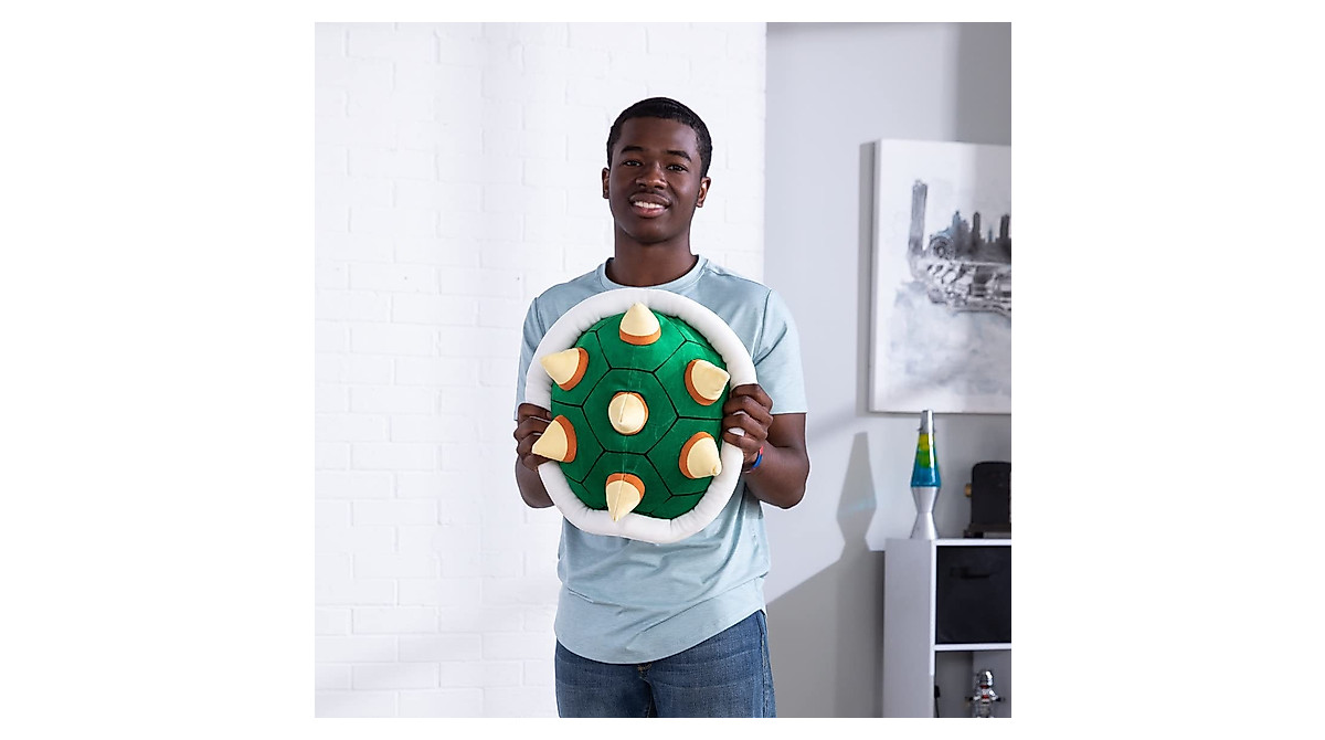 Super Mario Bowser Shell Plush - 15 Inch Collectible