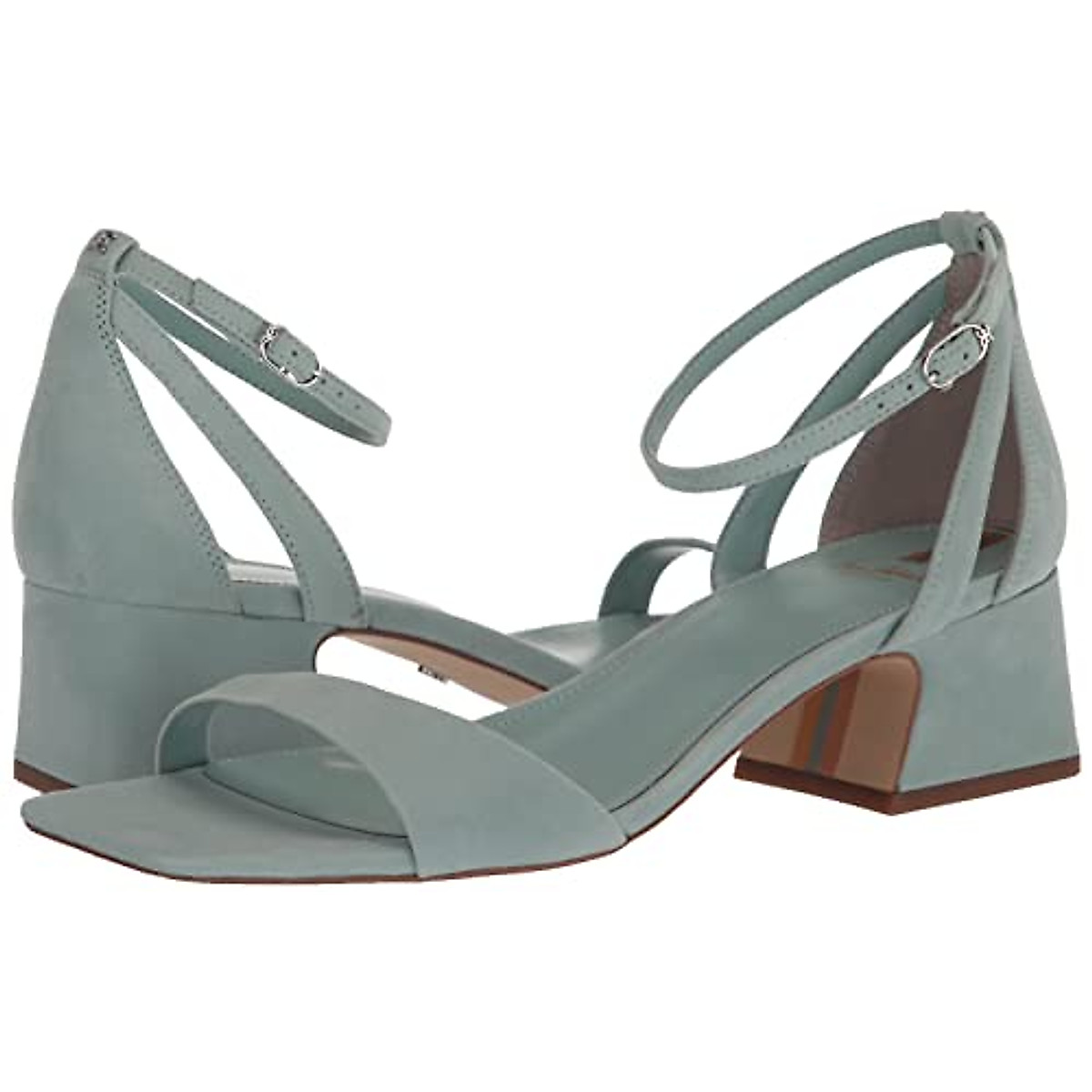 Sam Edelman Women's Wilson Heeled Sandal Tide Blue 9 Medium