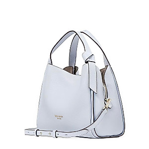 Kate Spade New York Knott Pebbled Leather Medium Crossbody Tote, Watercolor Blue