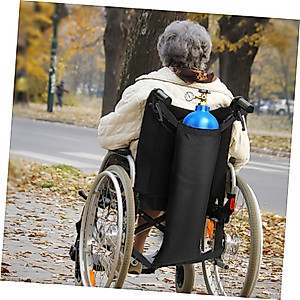 Cabilock Wheelchair Oxygen Holder Oxford Cloth Bag Oxygen Cylinder Holder Oxygen Tank Pouch Easy to Carry