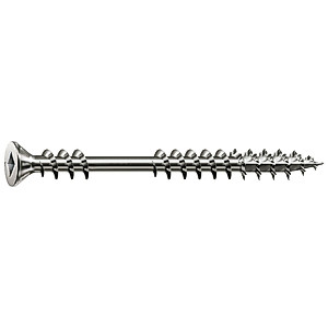 SPAX #10 x 2-1/2in. Flat Head Stainless Steel Screw with Double Lock Thread - 1 LB Box