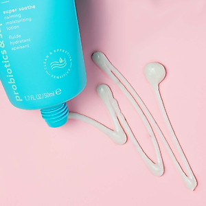 TULA Skin Care Super Soothe Calming Moisturizing Lotion - Calming, Hydrating, & Non-Irritating for Sensitive Skin with Colloidal Oatmeal, Cucumber & Ginger, 1.7 fl. oz.