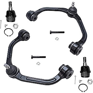 Detroit Axle - Front End 10pc Suspension Kit for Ford Ranger Mazda B2300 B2500 B3000 B4000, 2 Upper Control Arms 2 Lower Ball Joints Inner & Outer 4 Tie Rods 2 Sway Bar Links Replacement