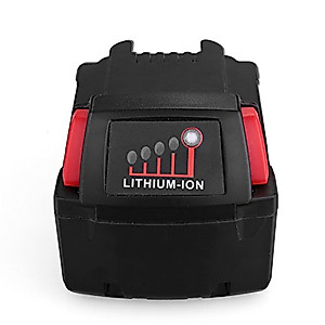 Biswaye 2 Pack 18V 6.0Ah M18 Battery Replacement for Milwaukee 48-11-1850, Replacement for Milwaukee M18 Cordless Power Tools 18V XC Lithium Battery 48-11-1852 48-11-1850 48-11-1862 48-11-1812